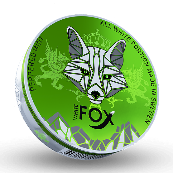 White Fox - Peppered Mint – Nic Pouch UK